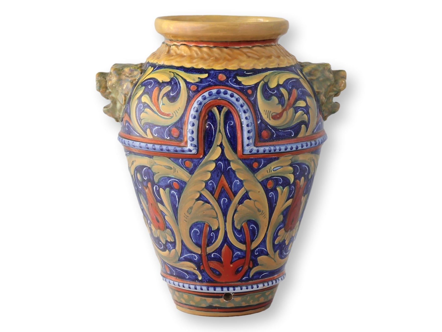 Società Ceramica Umbra Faience Urn – Rose Victoria Antiques